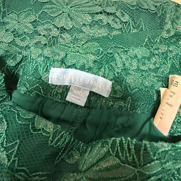 Draper James | Pants & Jumpsuits | Draper James Teal Lace Bottoms ...